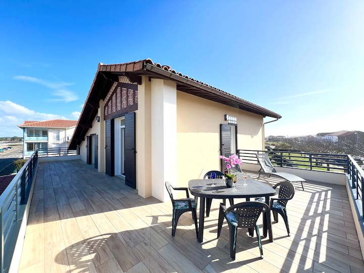 Ô Courant-t3 Terrasse Vue Océan - Mimizan