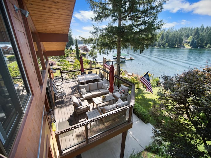 Rivers Edge Retreat Luxury Waterfront Estate - Post Falls, ID