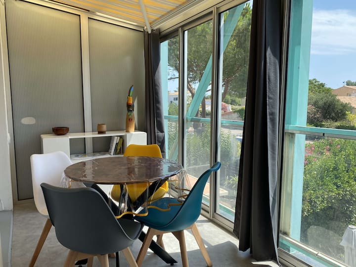 T2 Climatisé Avec Loggia, Parking Et Wifi - Balaruc-les-Bains