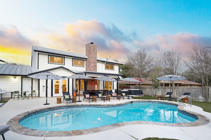 Texas Tranquility! Hot Tub, Pool, Putt Putt & More - Alamo Heights, TX