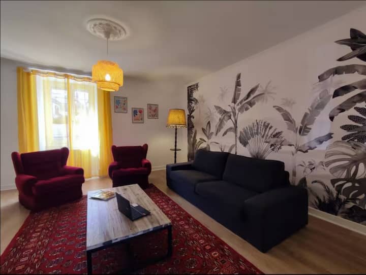 Gite St Denis-jardin-wifi-3 Chambres - Châteauroux