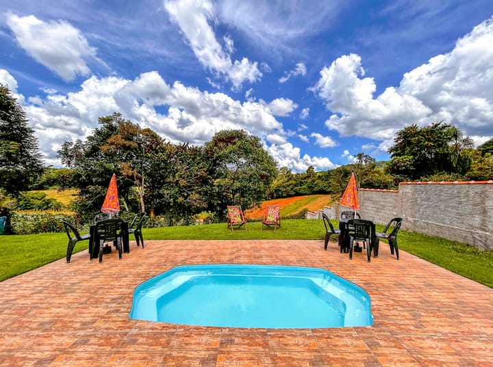 ÓTima Chácara C Churrasq, Piscina E Wifi - Ibiúna - Cotia