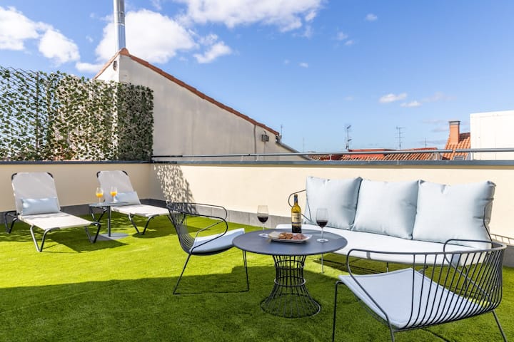 Amazing Private Terrace Rastro Latina Area - Madrid