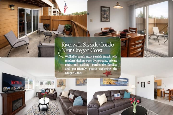 Walk To Beach & Prom | 3br Condo | Patio W/ Grill - Seaside, OR