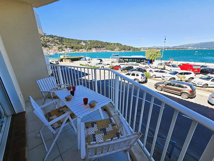Bel Appartement 6 Couchages, Pleine Vue Mer, Tout - Toulon