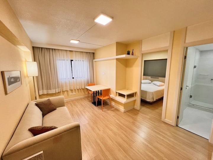 Flat Centro/rua 24h — Batel 10 Min. By Foot - Curitiba