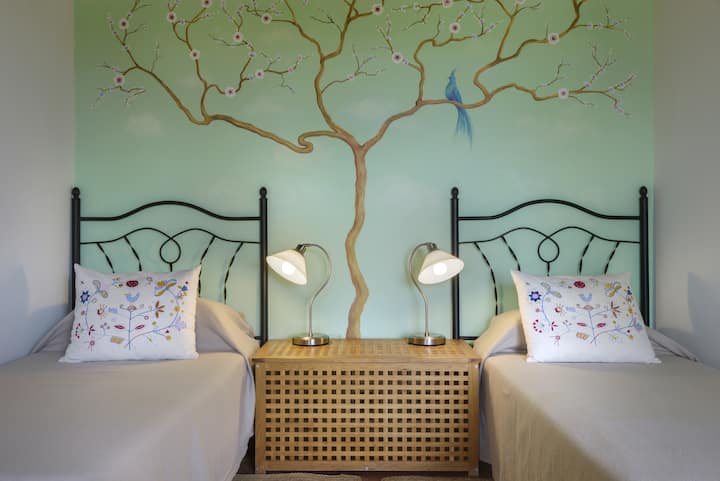 Habitación Verde - Casa Sarasa - Puente la Reina de Jaca
