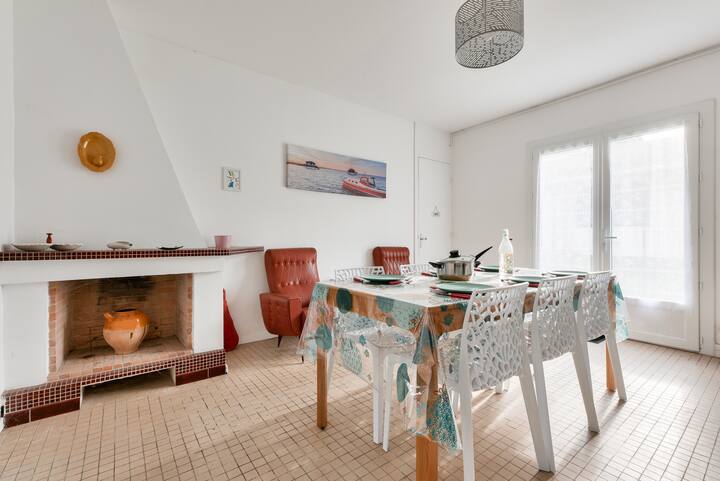 500m Plage- Bassin D'arcachon- Maison Pour 6 - Audenge
