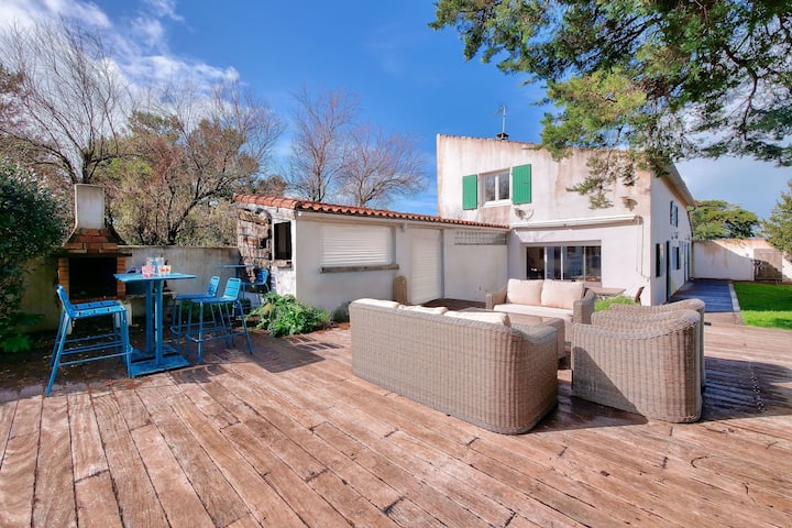 Maison Pour 10, Accès Direct à La Plage - Île de Ré
