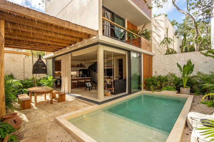 Peaceful Jungle Villa | Transport | Pool - Riviera Maya
