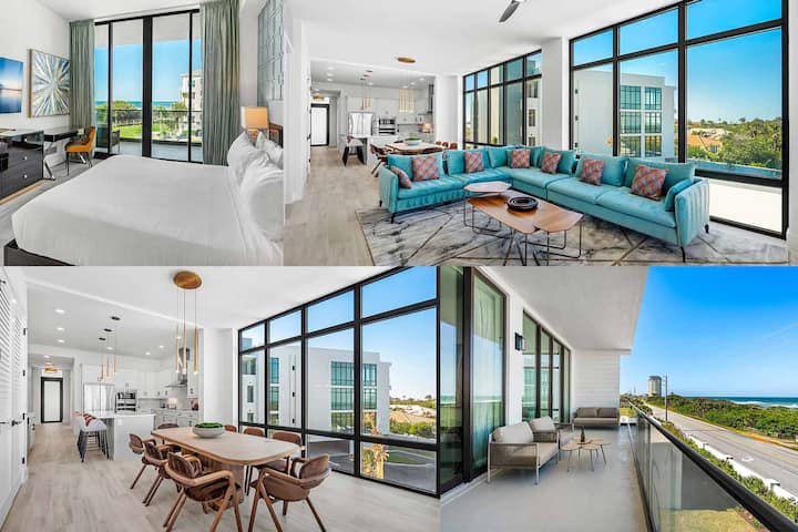Baha Bliss | Chic Ocean View Condo W/ Pvt Balcony - Melbourne Beach, FL