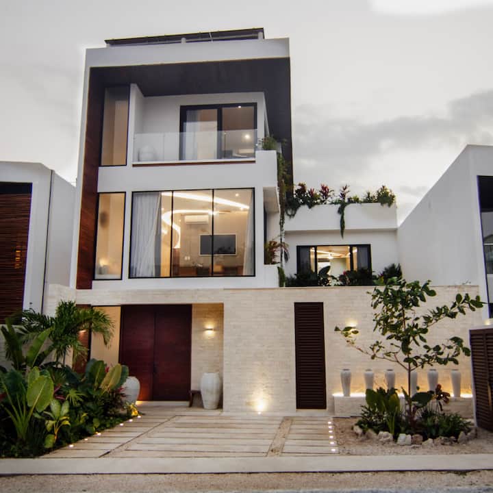 Couture Villa Art Chef Concierge Beach Club Access - Tulum