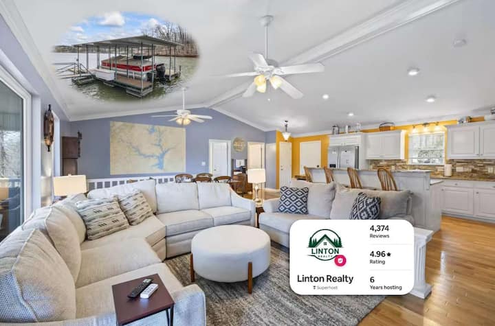 Stone River Lake House W/ Hot Tub & Private Dock! - Lake Hartwell State Park, Fair Play