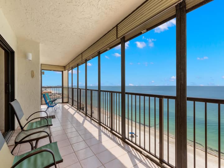 Ocean Sands 1101 South | Beachfront, Gulf Views! - Madeira Beach, FL