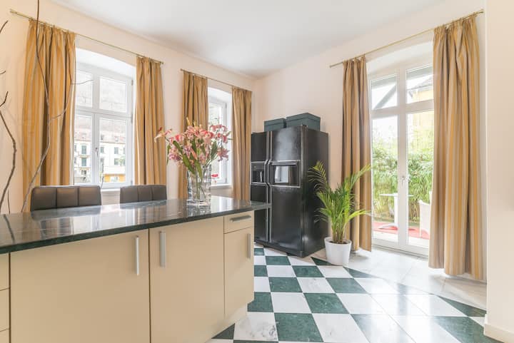 Appart. Bad Schandau, Terrasse - Bad Schandau