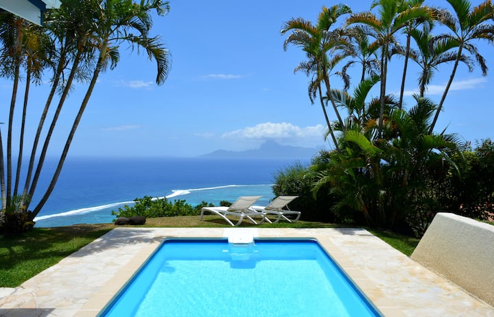 Villa Tiare Vue éPoustouflante Et Piscine Privée - 프랑스령 폴리네시아