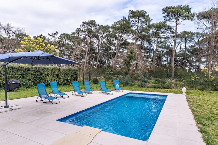 Cocoonr - Face Aux Pins - Villa Avec Piscine, Golf - Arcachón