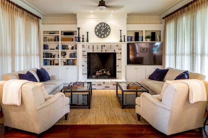 Water Views And Spacious Porch W/fireplace - Bluffton, SC