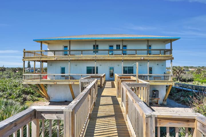 Modern 8br Steps To Beach With Amazing Views - Flagler Beach, FL