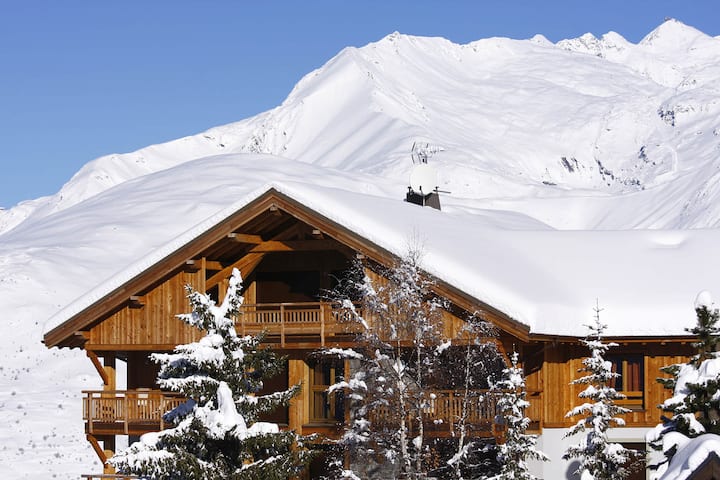 Appt Chaleureux 8 Pers, Terrasse, Télésiège à 50m - Les Deux Alpes