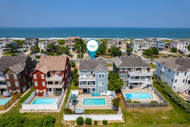 Ocean Aire: Dog Friendly, Heated Pool, Beach Views - Nags Head