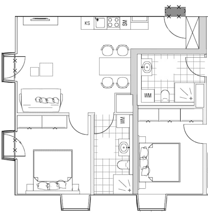 Adler Apartments Deluxe By Living Timeless - Seebach