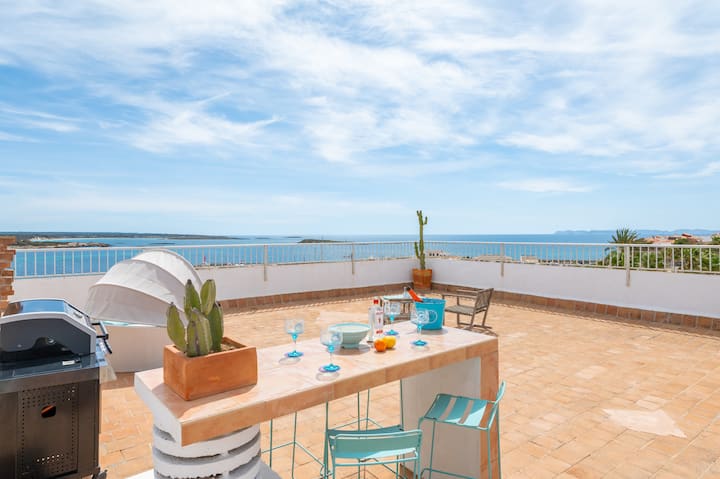 Beachfront Penthouse - Ses Salines
