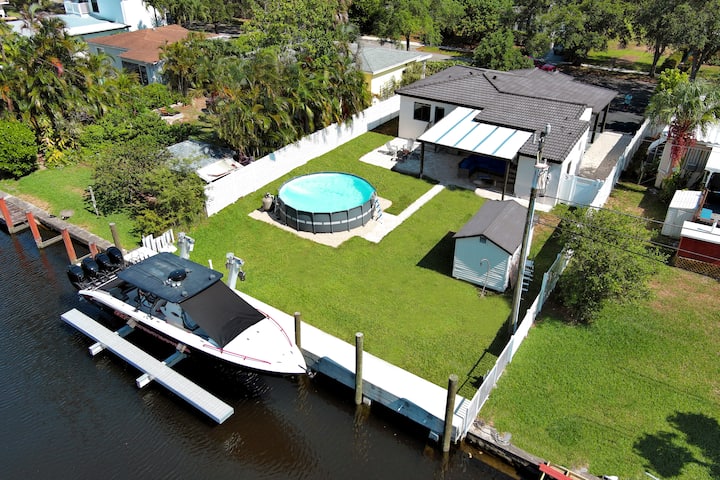 Big Fun! 3 Bd Pool House On The Water - Fort Lauderdale