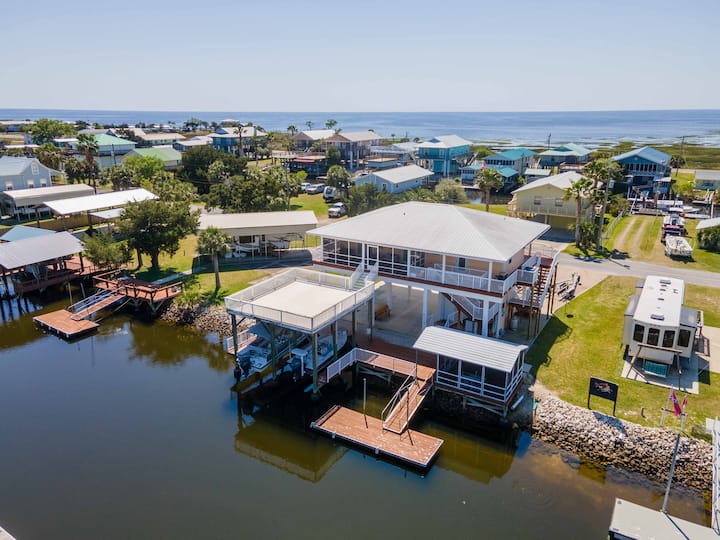 Flamingo House - Dock Repaired - Keaton Beach, Perry