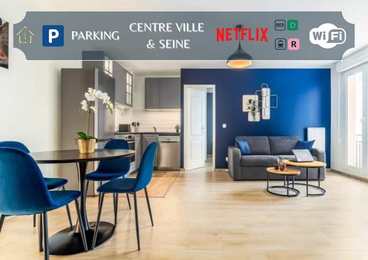 Appartement L'îlot Bleu Paradis - Melun
