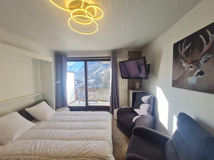 Appt 4 Pers, Balcon Pied Des Pistes - Les Deux Alpes