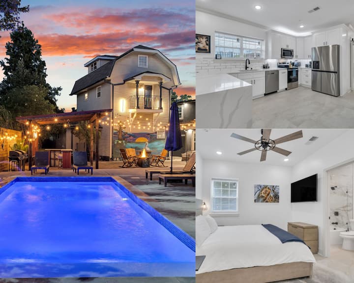 Spacious 3-br Escape W/ Shared Pool Near Canal St - New Orleans