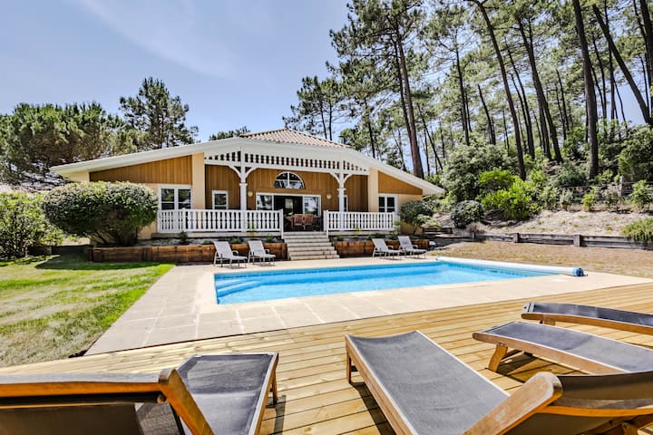 Villa Piscine Et Jardin,calme,4min De L'océan - Lacanau Océan