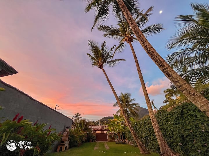 Lindo Loft Com Jardim A 300m Da Praia Do Perequê - Ilhabela