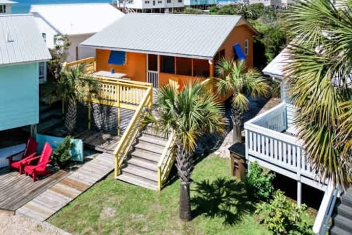 Pet Friendly Gulf Shrimp N Cape Behind Tradingpost - Cape San Blas, FL