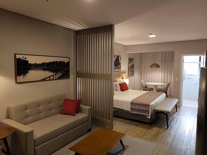 Flat Comfort Suites | A Melhor Localização | Ap407 - São José do Rio Preto