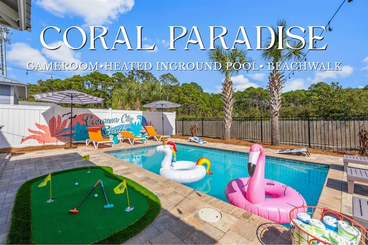 Heated Pool-game Room-entertainment-restaurants - Panama City Beach, FL