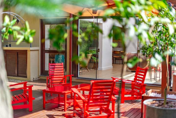 Casa Giardino - Banheira E Piscina, Junto Ao Centr - Gramado