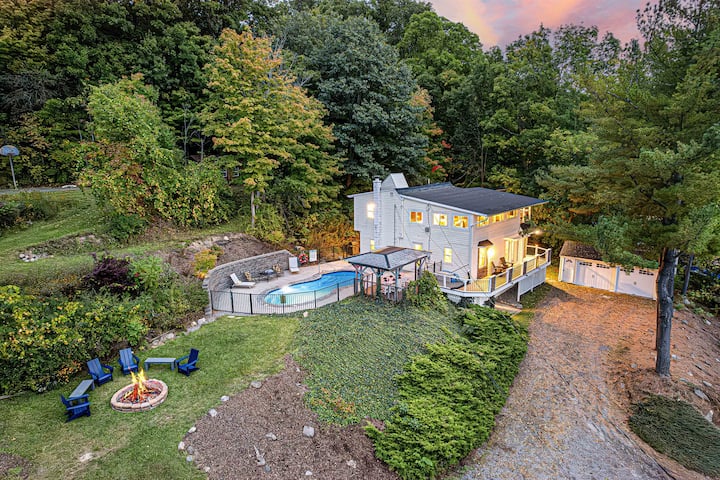 Hot Tub*theater*arcades*heated Pool*fire Pit*dock - Tully Lake, Tully