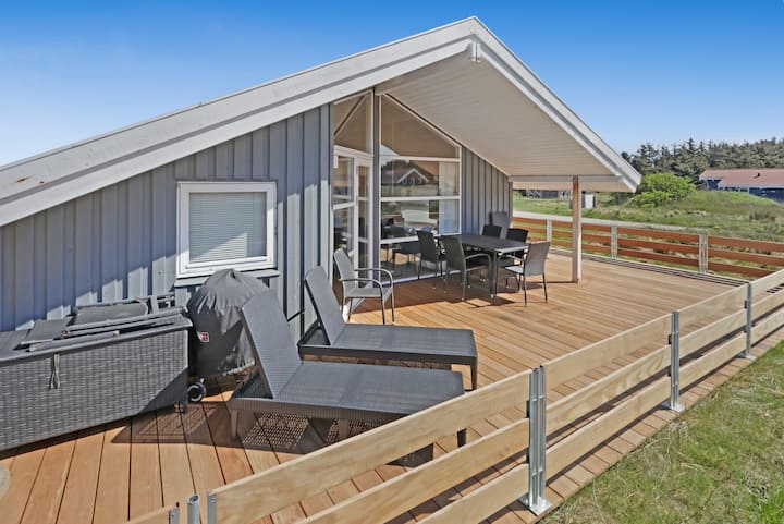 10-person Cottage, Fenced Terrace, Sauna - Sj204 - Denmark