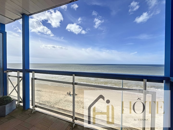 Appart Lumineux 46m² Vue Mer, Plage à 10m & Balcon - Bray-Dunes