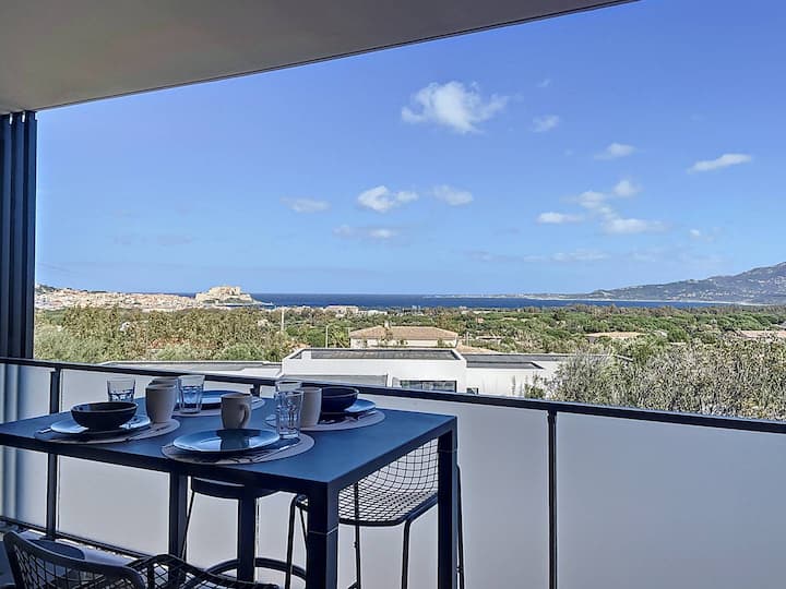 Grand Appartement Avec Vue Mer Panoramique - カルビ