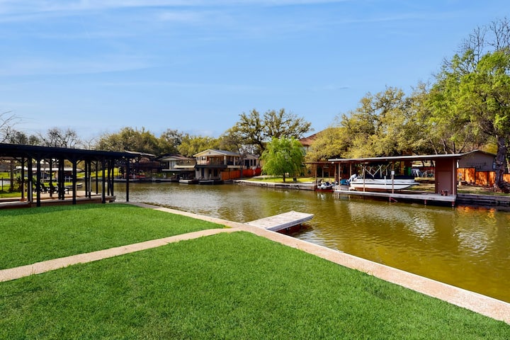 Lakefront Dog-friendly 3br With Private Boat Dock - Longhorn Cavern State Park, Burnet