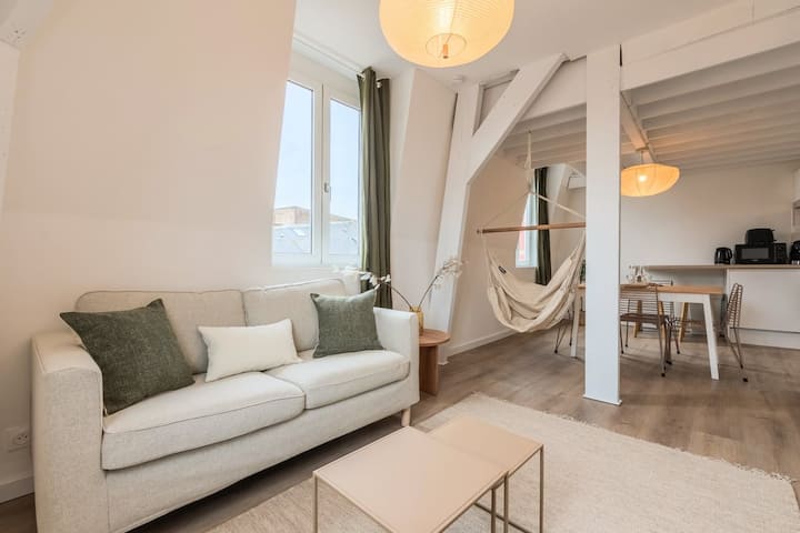 Studio Fonctionnel & éQuipé En Duplex, Vieux-lille - Lomme
