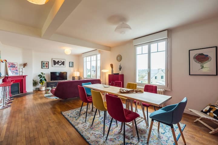 Grande Maison Conviviale - Pour 10 Personnes - Guingamp