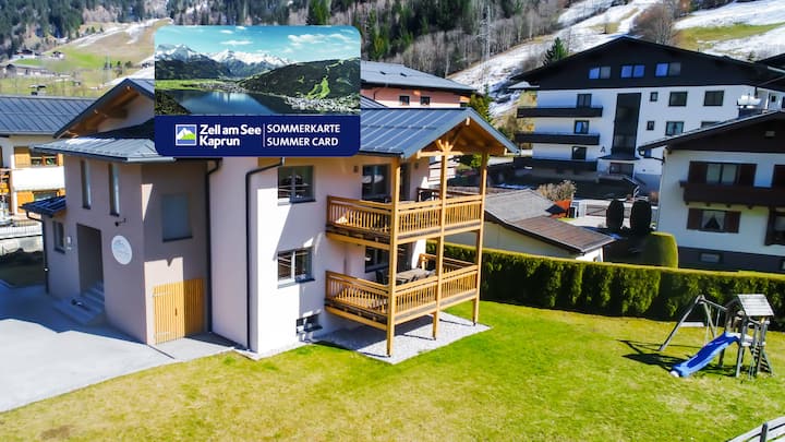 Tauern Relax Lodges - Penthouse, Garden & Sauna - Kaprun