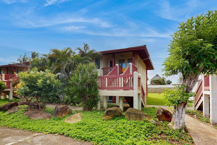Ocean-view 2br With Beach Gear - Walk To Beach - Anahola Beach, HI