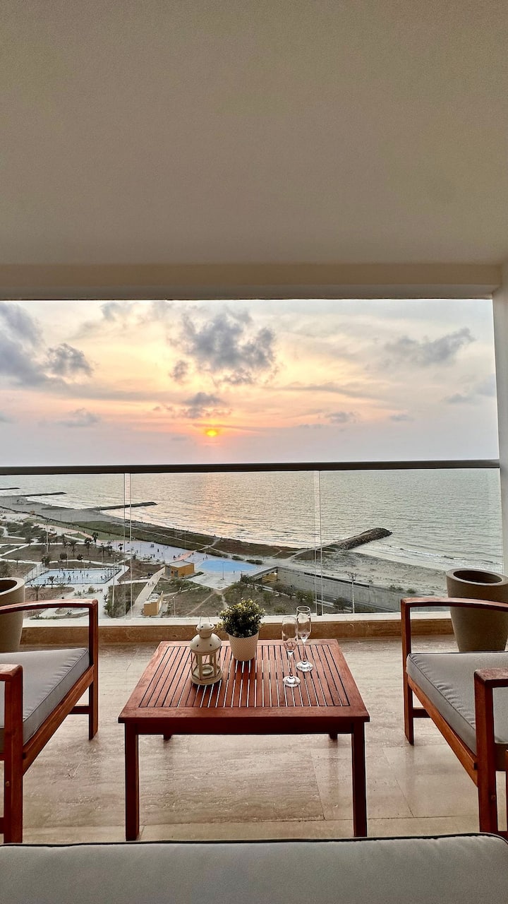 Cb1506 Ocean Front Suite With Incredible View - Cartagena