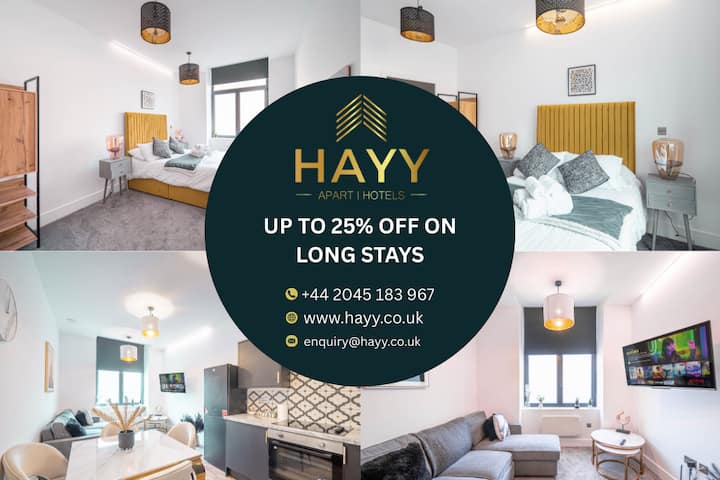 Moderne-appartement-sdb Privée Avec Baignoire-vue - Huddersfield