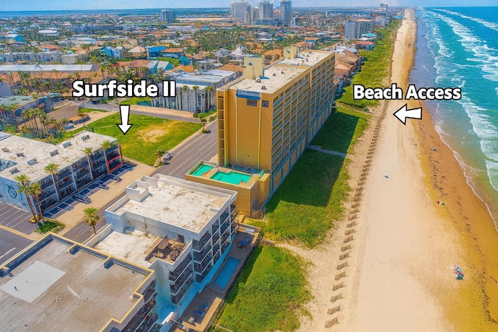 * Comfy Inside * Updated * Beach 50 Yards Away - South Padre Island, TX